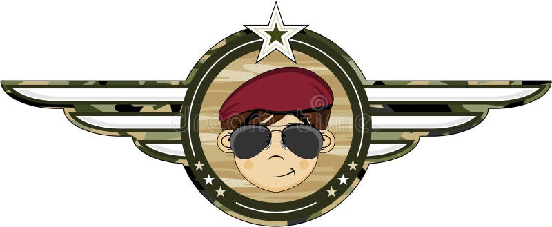 Cartoon Army Soldier stock vector. Illustration of cute - 95010459