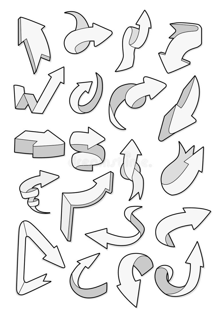 Cartoon Arrow Stock Illustrations – 152,620 Cartoon Arrow Stock ...