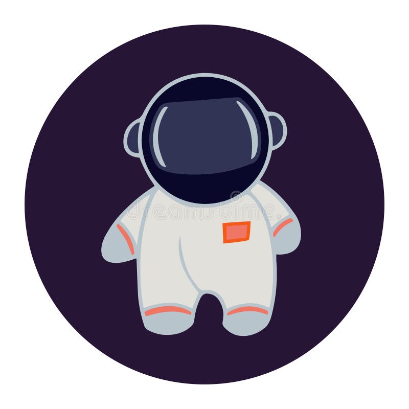 Cartoon Astronaut Icon stock vector. Illustration of galaxy - 310807506