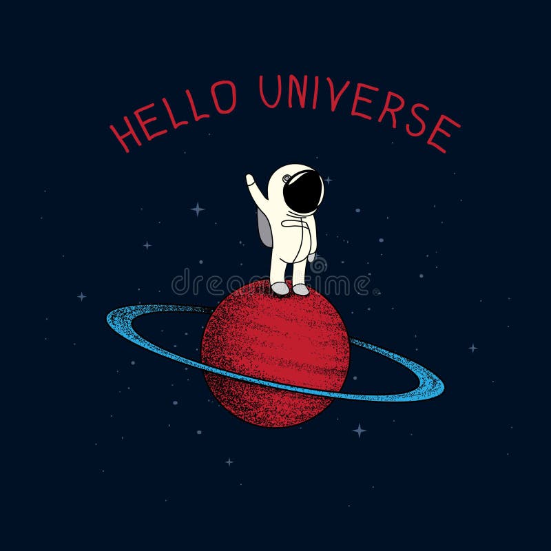 Cartoon Astronaut Vector Illustration Stock Vector - Illustration of ...