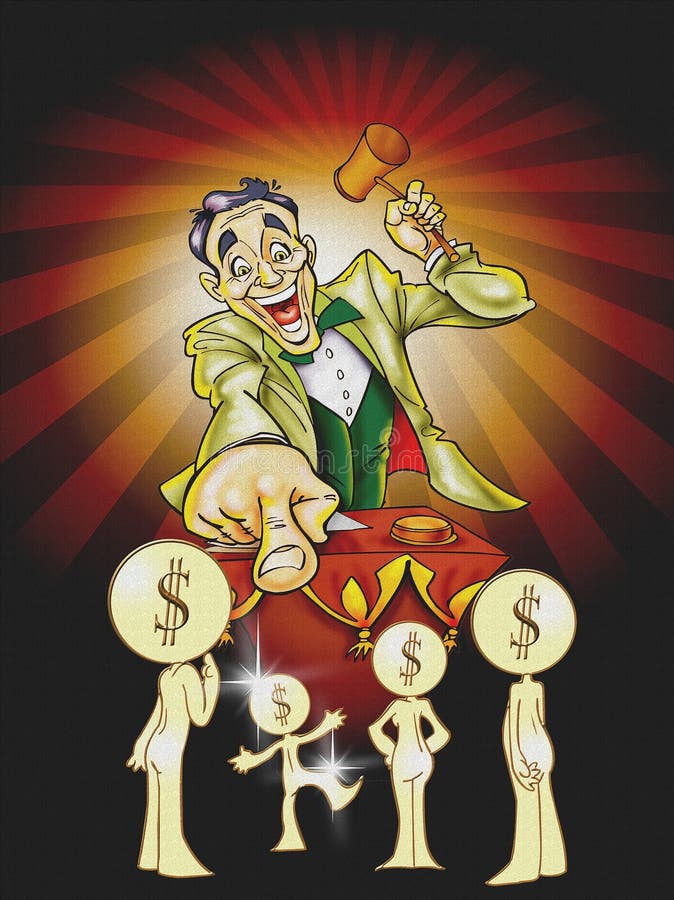 Auctioneer Stock Illustrations – 5,087 Auctioneer Stock Illustrations ...