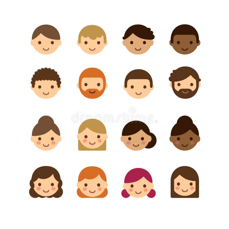 Simple Avatars Stock Illustrations – 3,177 Simple Avatars Stock ...