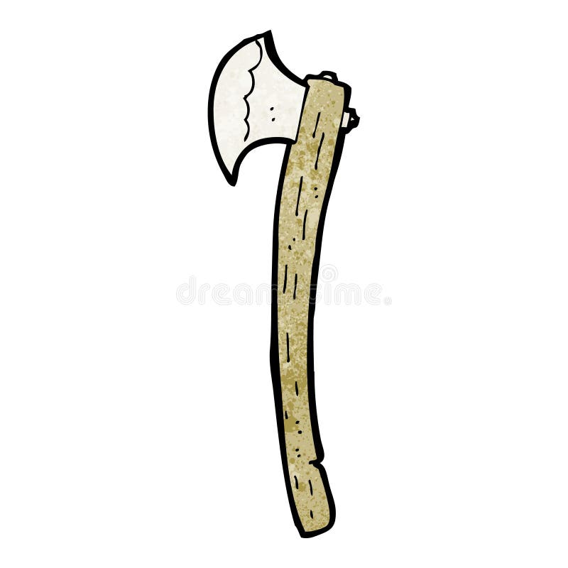 Cartoon axe stock illustration. Illustration of drawing - 38073267