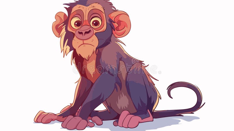 Cartoon Baboon Vector Illustration for Creative Design Projects Stock ...