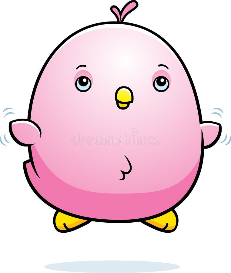 Cartoon Pink Flamingo Running Stock Vector - Illustration of vector ...