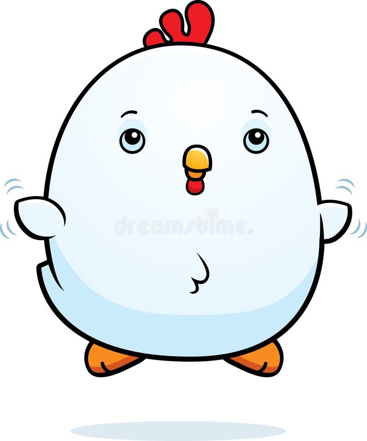 Cartoon Chicken Flapping Wings Stock Illustrations – 19 Cartoon Chicken ...