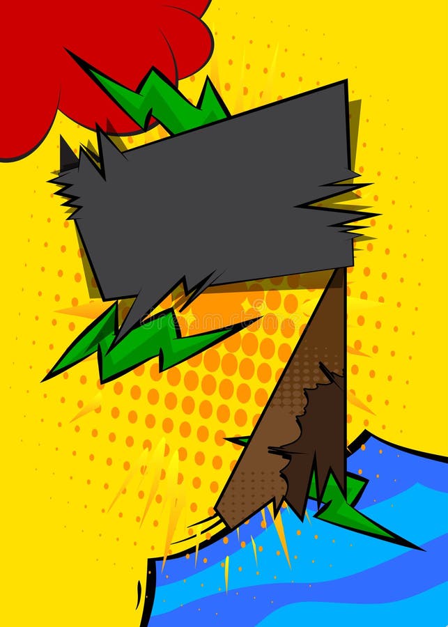 Cool Cartoon Background, Comic Book Backdrop. Super Retro Comics Pop ...