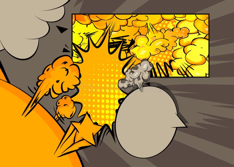 Comic Book Pop Art Yellow Background Stock Illustrations – 6,838 Comic ...