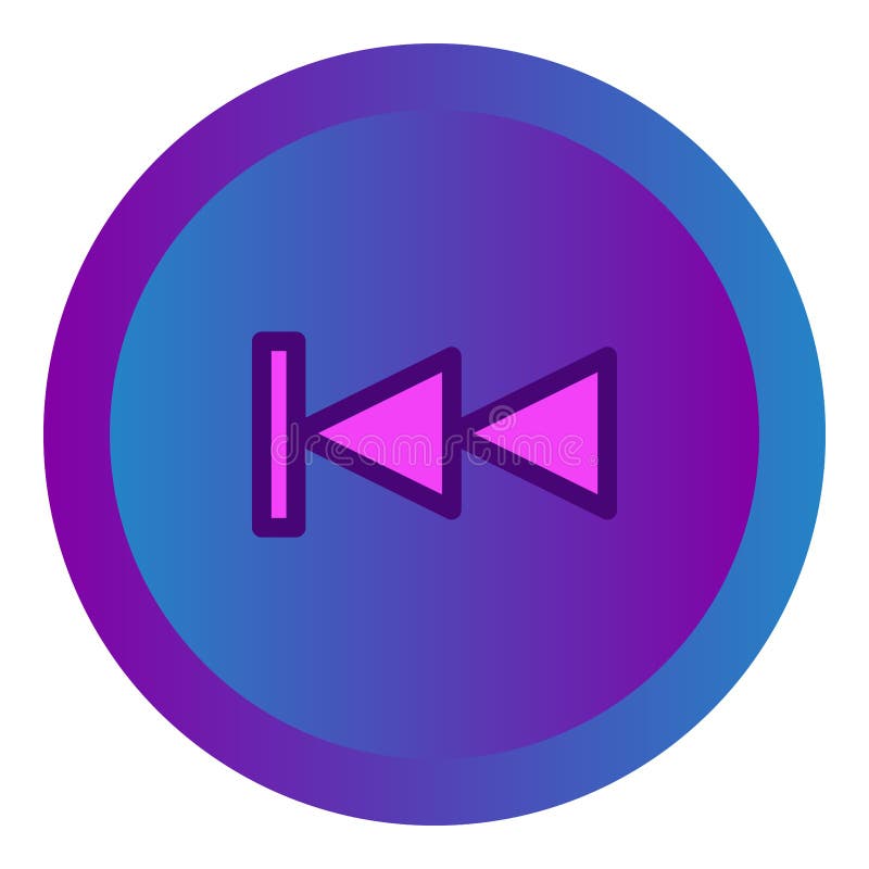 Cartoon button previous stock vector. Illustration of icon - 258930650