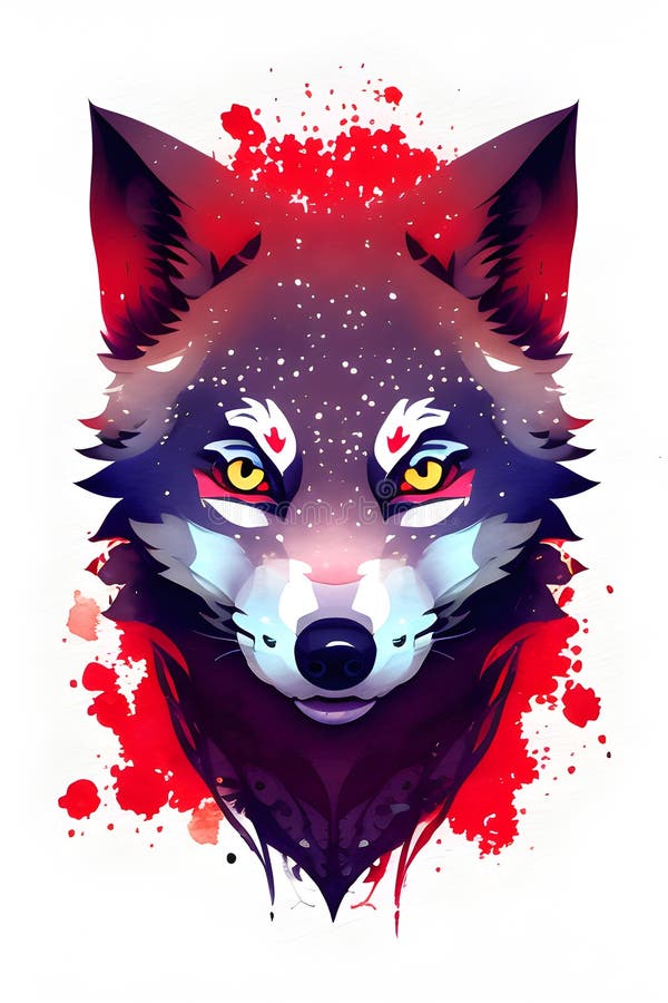 Cartoon of Bad Wolf Head, Illustration the Wolf Stock Illustration ... Cartoon of Bad Wolf Head, Illustration the Wolf Stock Illustration ...
