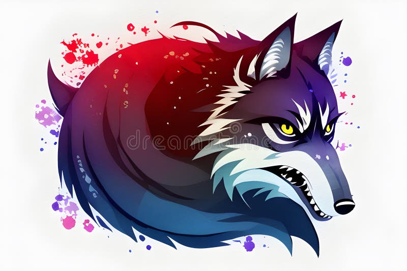 Cartoon of Bad Wolf Head, Illustration the Wolf Stock Illustration ... Cartoon of Bad Wolf Head, Illustration the Wolf Stock Illustration ...