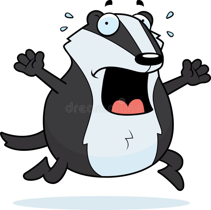 Cartoon Badger Dancing stock vector. Illustration of cartoon - 41817880