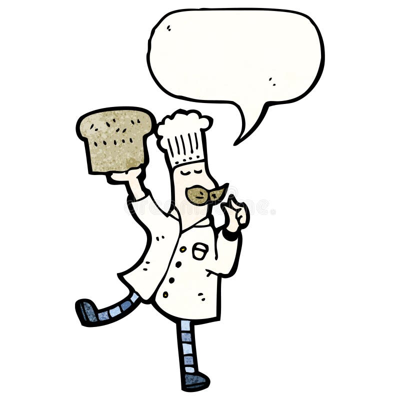 Cartoon baker stock vector. Illustration of doodle, silly - 38033436