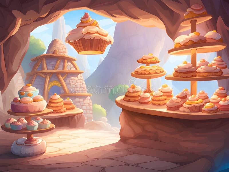 Cartoon Interior Shop Sweets Stock Illustrations – 164 Cartoon Interior ...