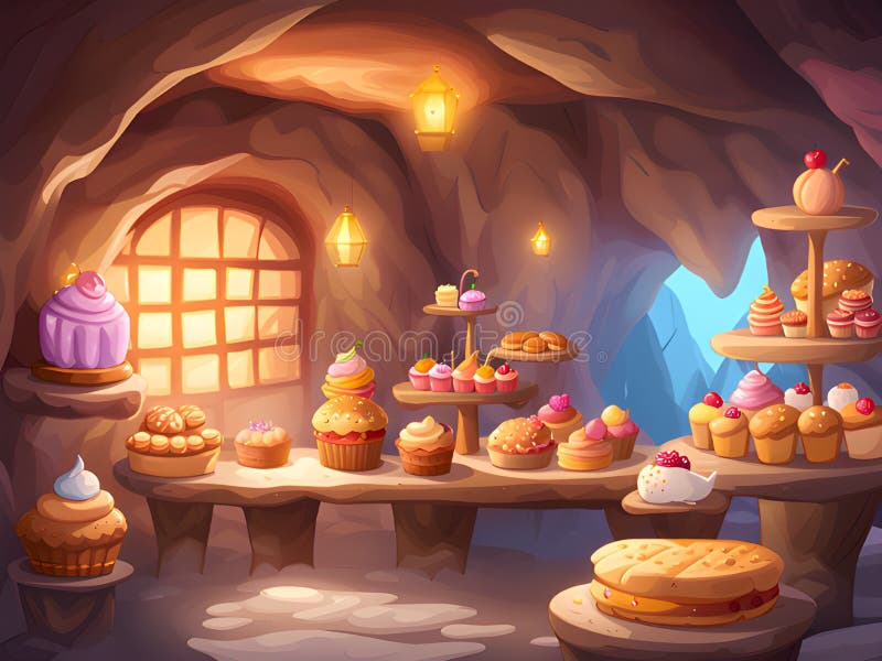 Cartoon Interior Shop Sweets Stock Illustrations – 164 Cartoon Interior ...