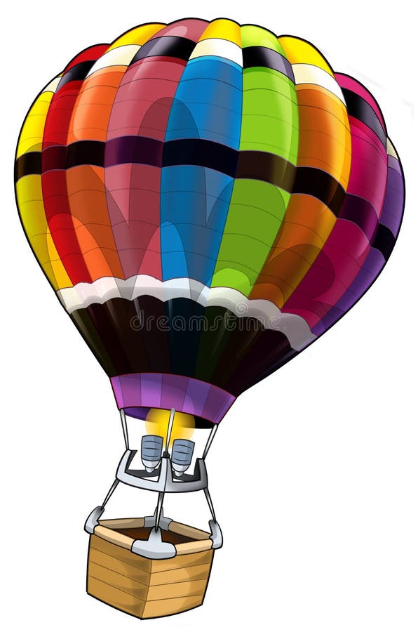 Cartoon balloon stock illustration. Illustration of flight - 45833270