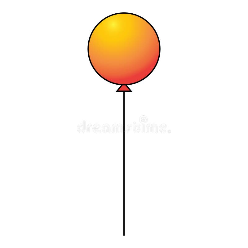 Cartoon balloon stock vector. Illustration of simple - 267819188