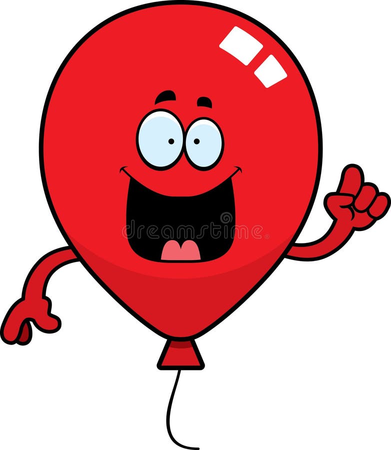 Cartoon Balloon Idea stock vector. Illustration of vector - 47824016
