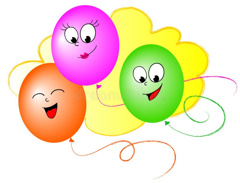Cartoon balloons vector stock vector. Illustration of mouth - 6518823
