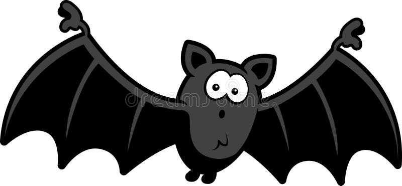 Cartoon Bat Smiling stock vector. Illustration of graphic - 47477927