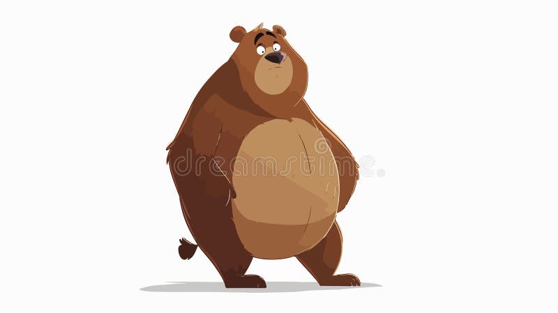 Cartoon Bear Animation Vector Illustration for Creative Projects Stock ...