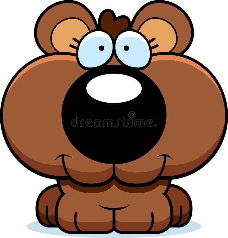 Cartoon Bear Scared stock vector. Illustration of cartoon - 51088612
