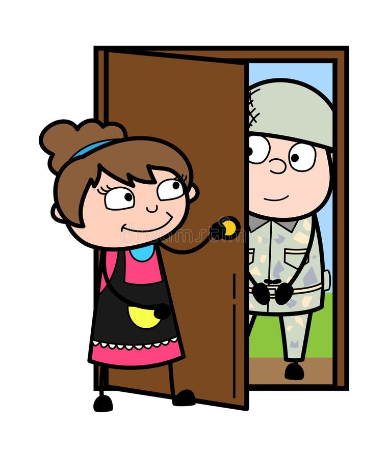Door Girl Opening Stock Illustrations – 247 Door Girl Opening Stock ...