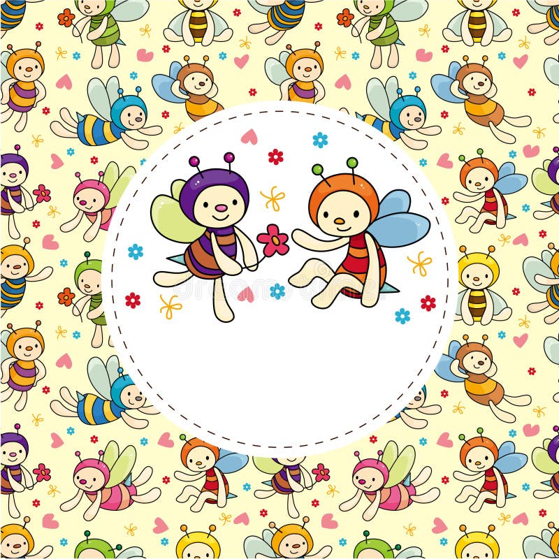 3+ Cartoon bee border Free Stock Photos - StockFreeImages