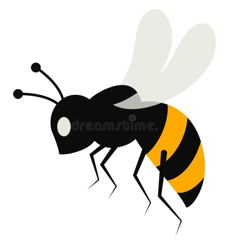 Bee Side Black White Stock Illustrations – 158 Bee Side Black White ...