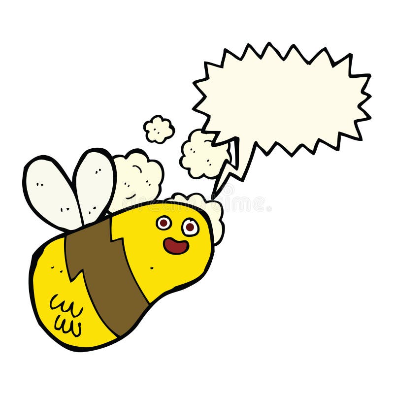 Bee Speech Bubble Stock Illustrations – 594 Bee Speech Bubble Stock ...
