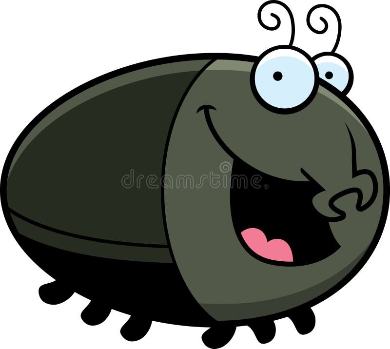Sad Cartoon Beetle stock vector. Illustration of cartoon - 47088188