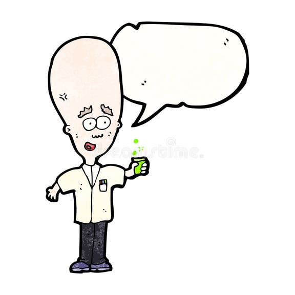 Cartoon Big Head Scientist Stock Illustrations – 50 Cartoon Big Head ...