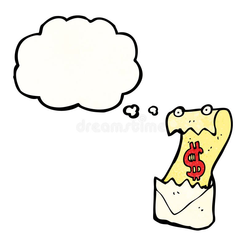 Cartoon bill stock vector. Illustration of cheerful, bubble - 38041060