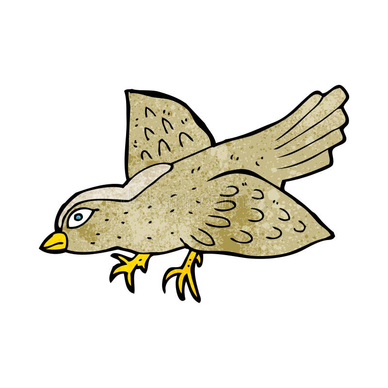 Cartoon bird stock vector. Illustration of retro, traditional - 38010718