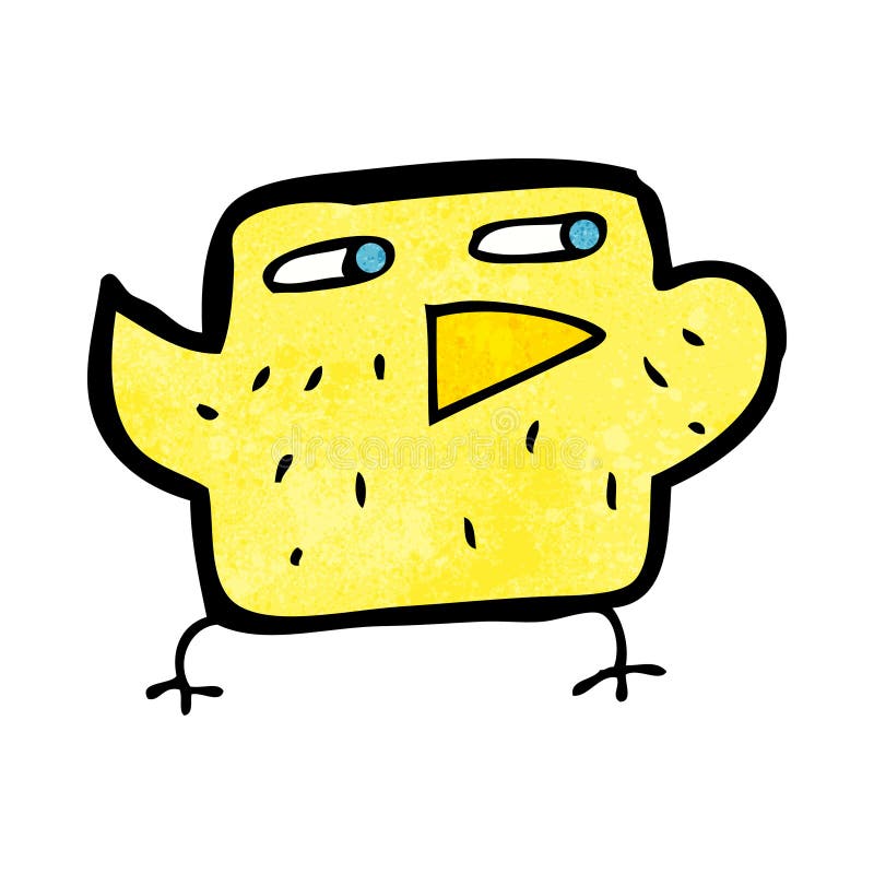 Cartoon bird stock vector. Illustration of funny, crazy - 38023360