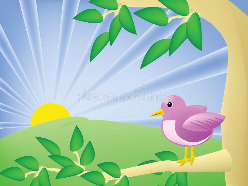 Set of Different Cute Bird Cartoon Stock Illustration - Illustration of ...
