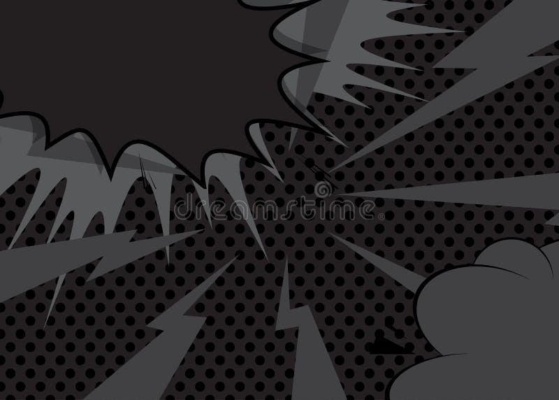 Cartoon Black and Purple Background, Classic Comic Book Backdrop. Retro ...
