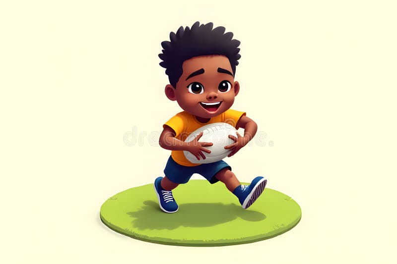 Boy Playing Rugby Stock Illustrations – 305 Boy Playing Rugby Stock ...