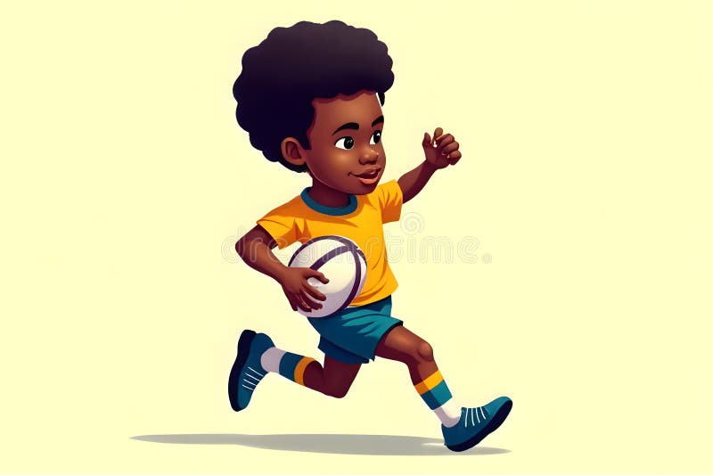 Boy Playing Rugby Stock Illustrations – 326 Boy Playing Rugby Stock ...