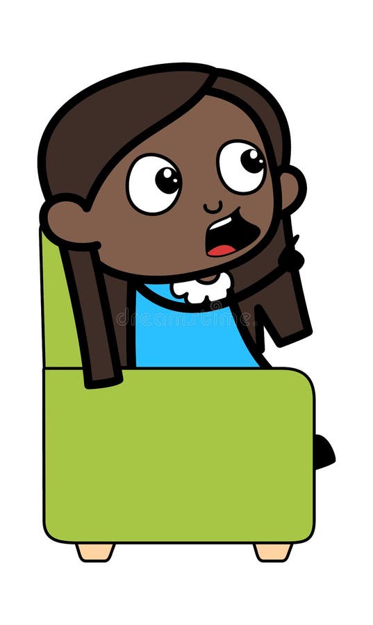 Black Girl Sofa Stock Illustrations – 1,136 Black Girl Sofa Stock ...