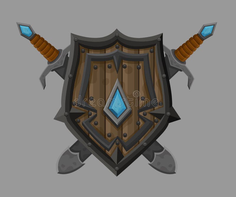 Cartoon Metal Shield Stock Illustrations – 3,724 Cartoon Metal Shield ...