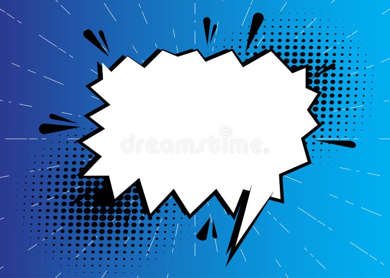 Cartoon Blank Speech Bubble. Talk Icon Stock Vector - Illustration of ...