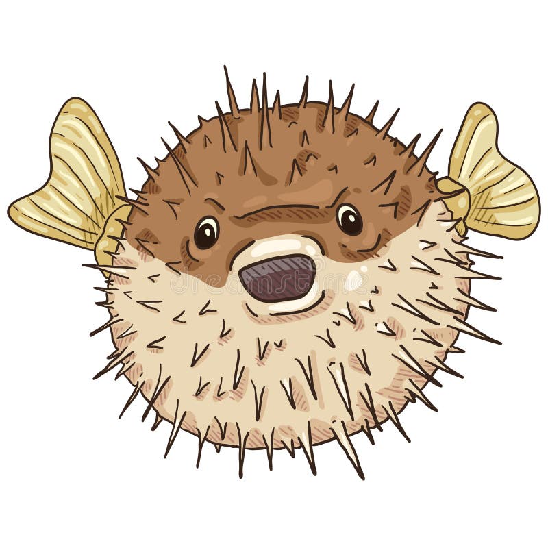 Blowfish Drawing Side