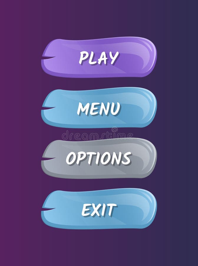 Cartoon Board for Game Menu Interface Stock Vector - Illustration of ... Cartoon Board for Game Menu Interface Stock Vector - Illustration of ...