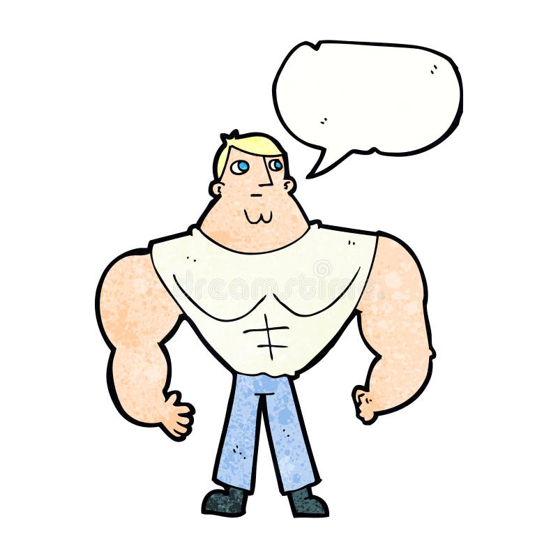 Retro Cartoon Body Builder Stock Illustrations – 258 Retro Cartoon Body ...