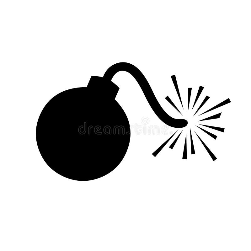 Cartoon Bomb vector stock vector. Illustration of yellow - 83655632