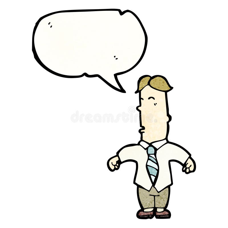 Cartoon boring office man stock vector. Illustration of boring - 38033939