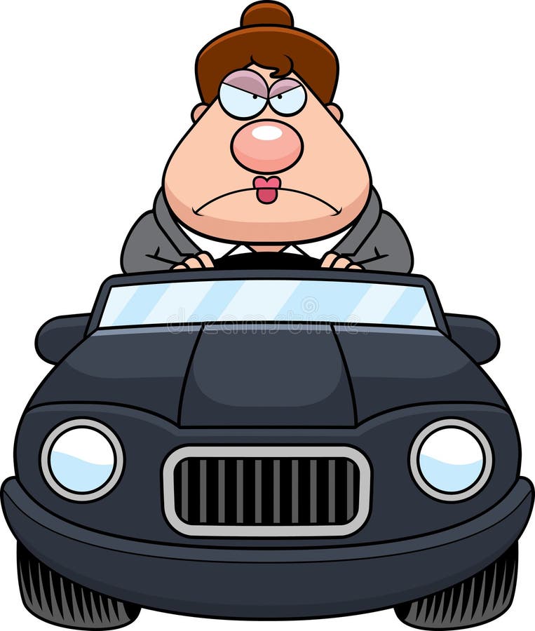 Angry Car Driving Stock Illustrations – 280 Angry Car Driving Stock ...