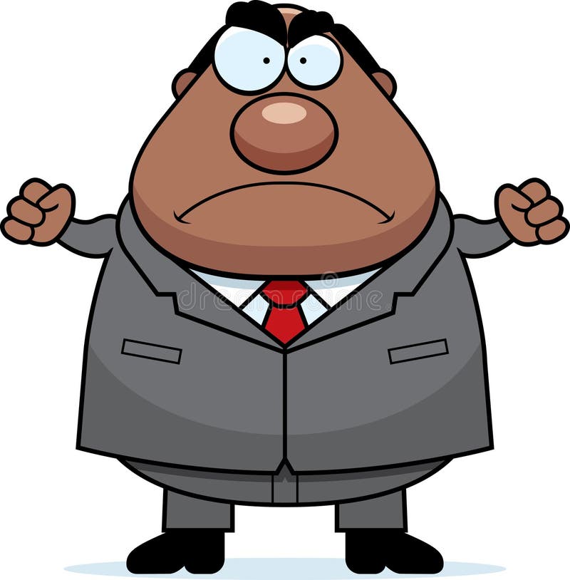 Cartoon Boss Mad Stock Vector - Image: 41818607