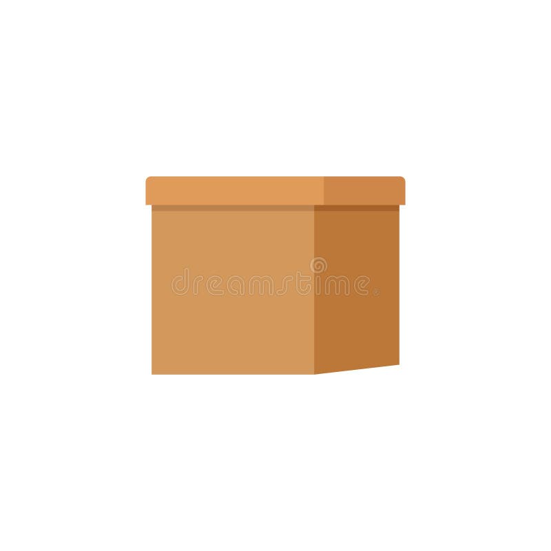 Cartoon Box Icon Vector Illustration Design Template Stock Vector ...